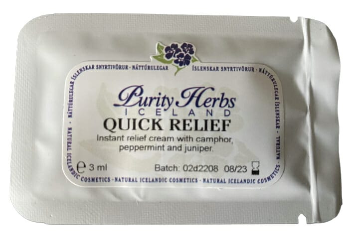 Quick Relief sample 3 ml - Purity Herbs